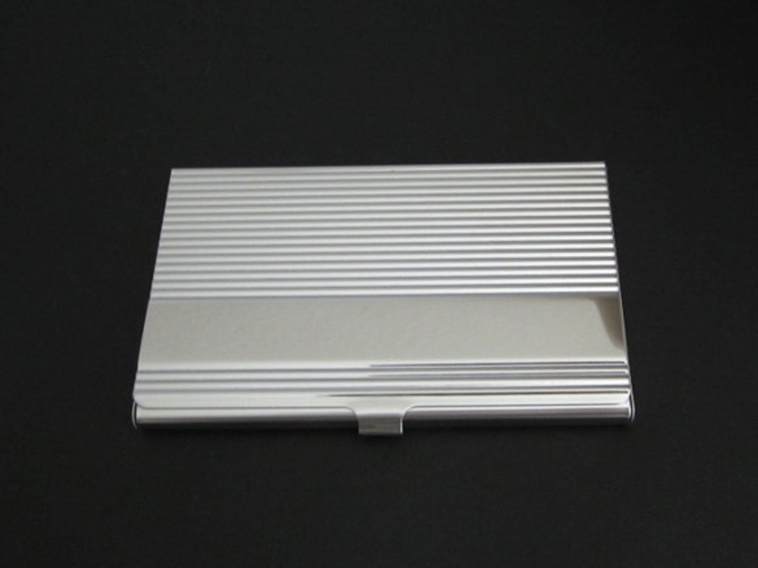 Personalized Business Card Holder. Pocket Card Case. - Etsy