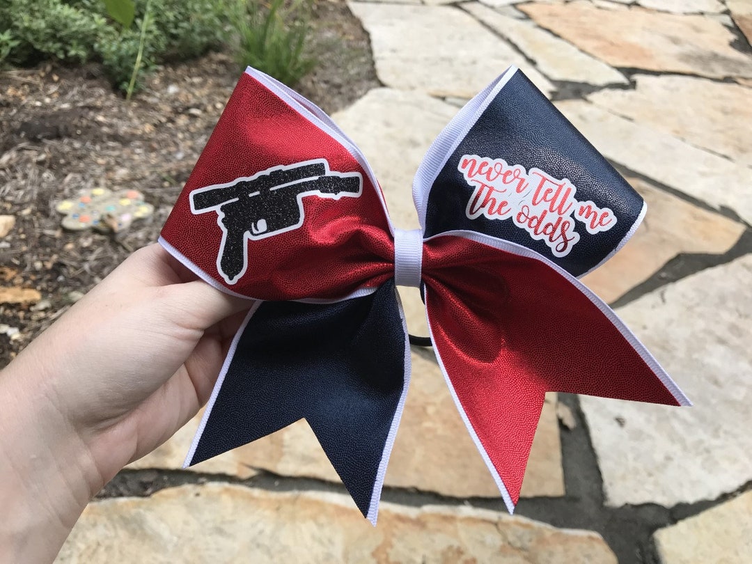 Han Solo Inspired Cheer Bow - Etsy