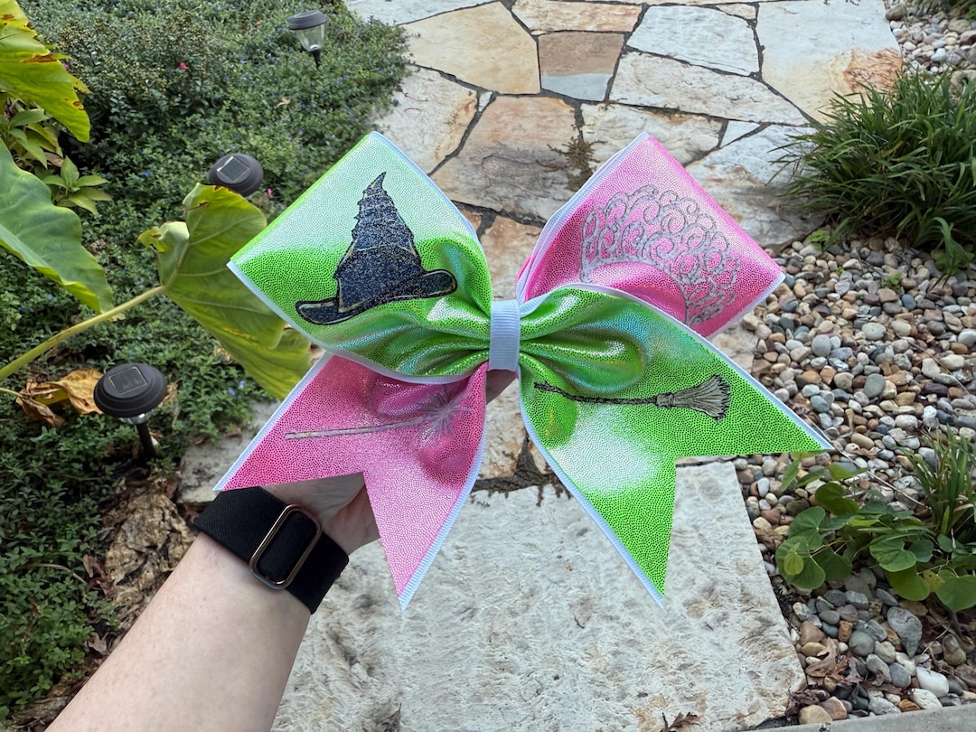 Wicked Inspired Cheer Bow - Character Symbols - Etsy