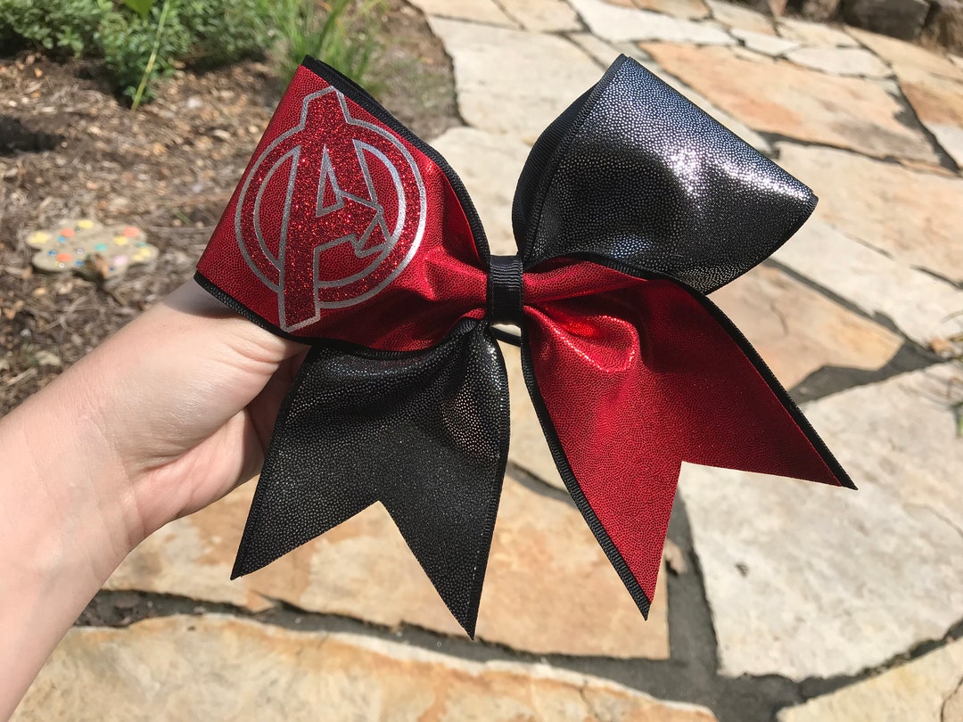Avengers Inspired Cheer Bow - Etsy