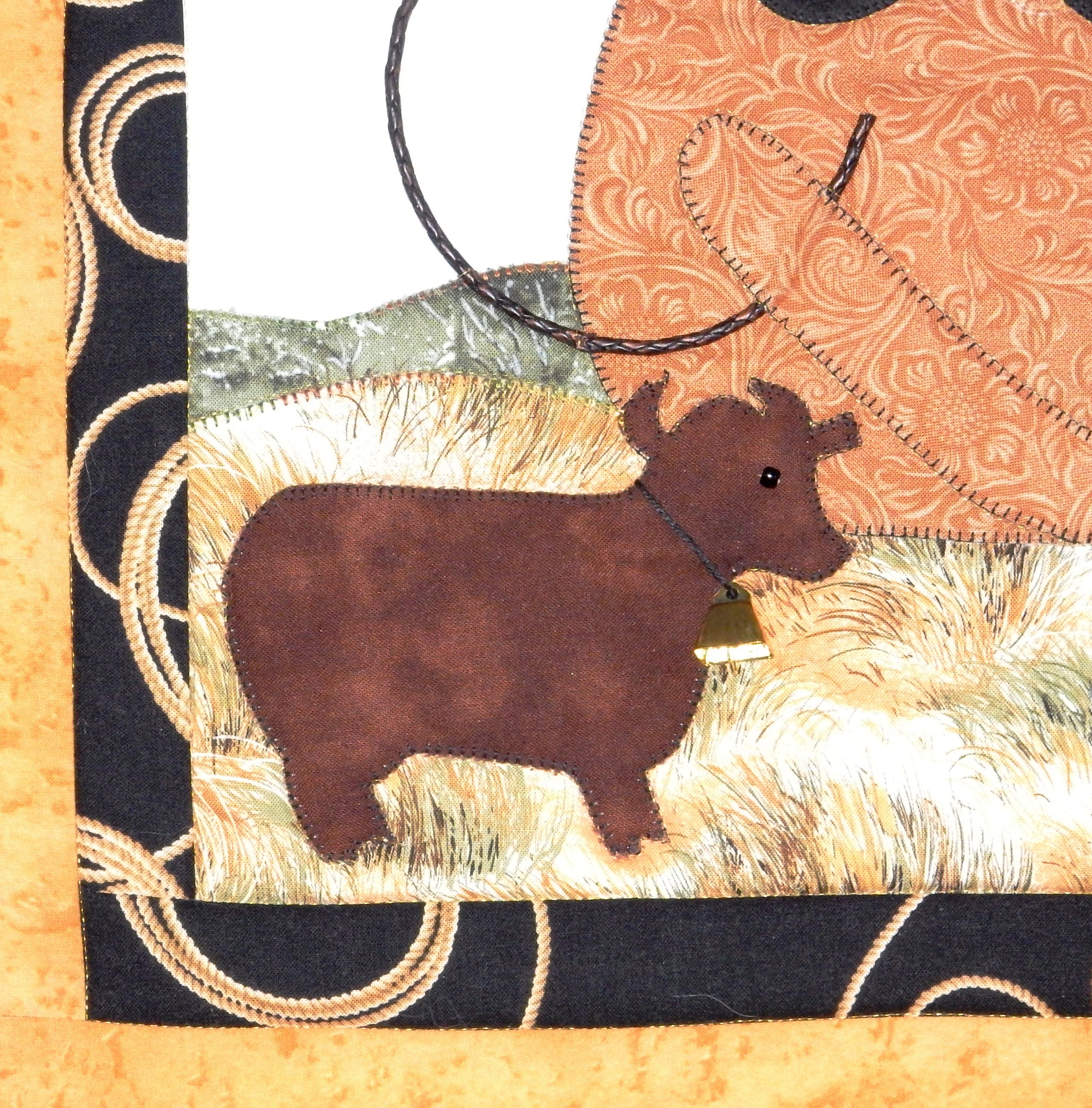 Cowboy Kitty Art Wall Hanging - the Cattle Rustler - Etsy