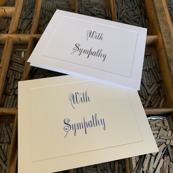 Single Blank Folded Notecard Stock sold as Singles With Matching ...