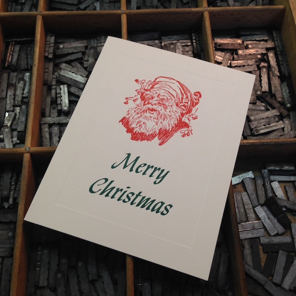 Letterpress Christmas Cards - Etsy
