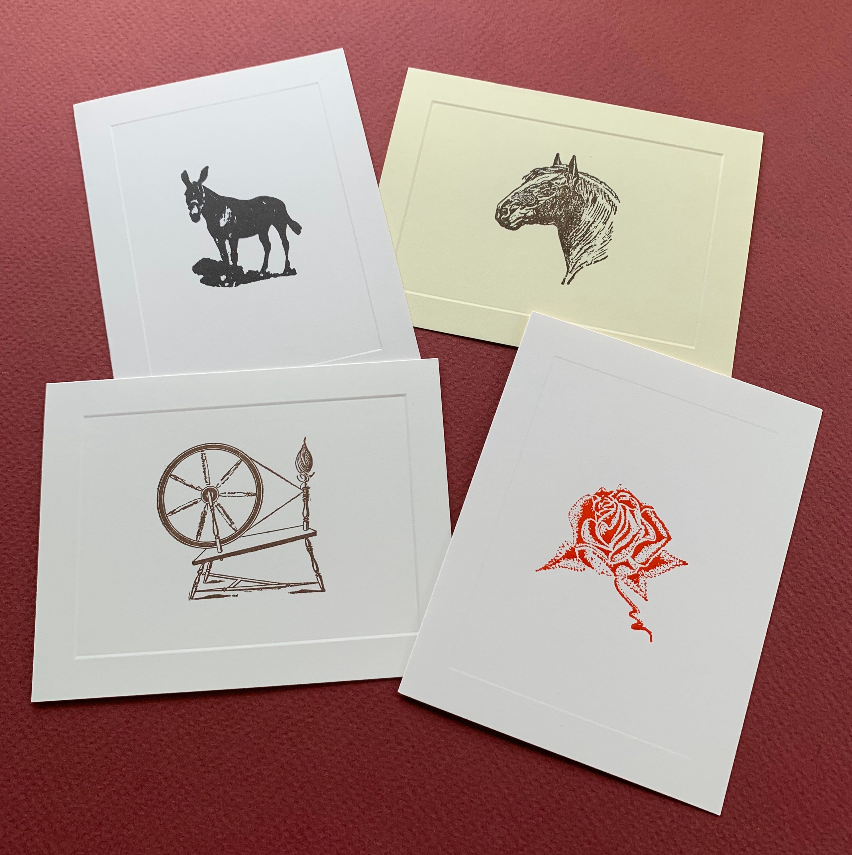 Choose any Ten Notecards with Matching Envelopes Includes | Etsy