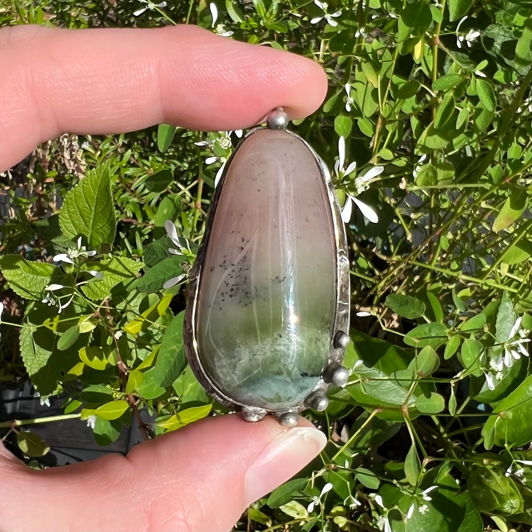 Reminisce~ Juicy Rare Bi-color Hydrogrossular Garnet Transvaal Jade One ...