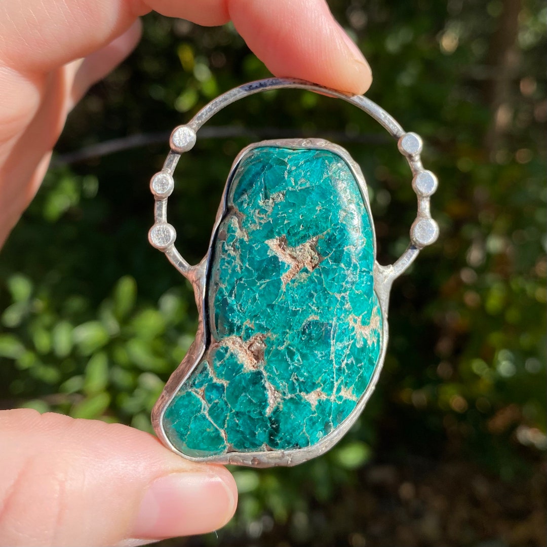 Tender Heart~ Polished Dioptase One of a Kind Gemstone Talisman - Etsy