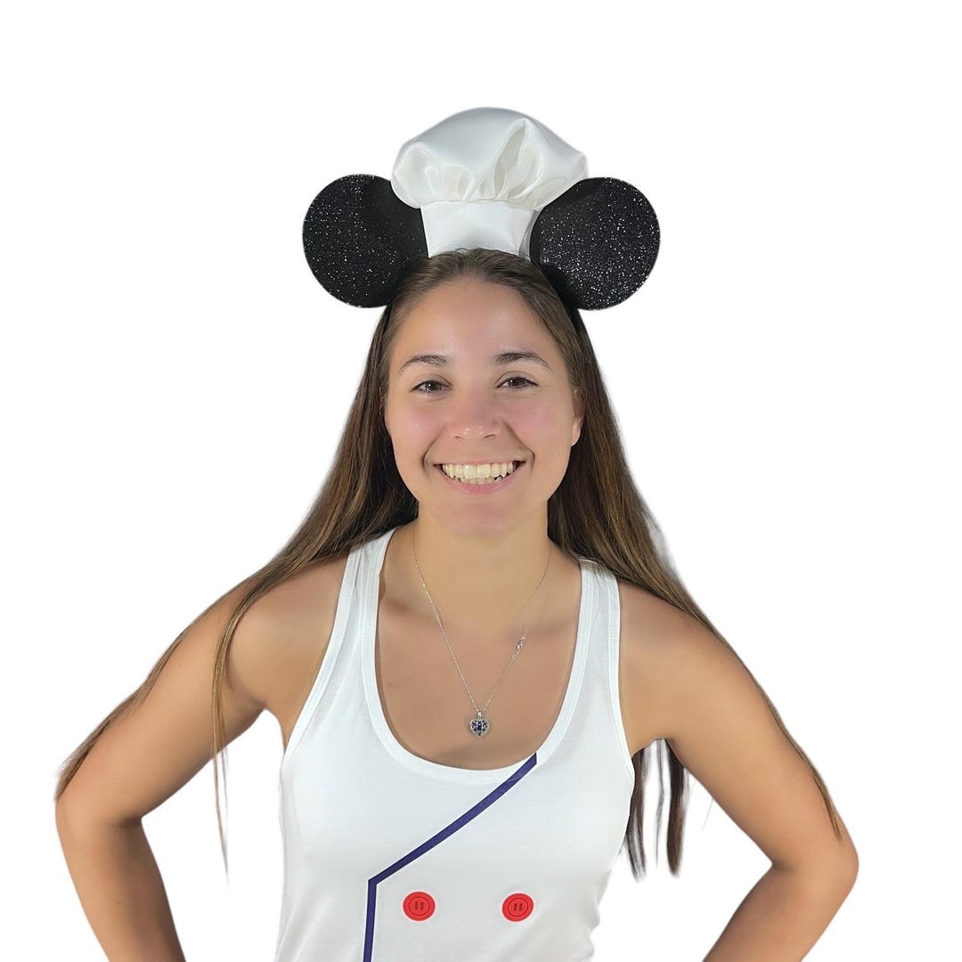 Chef Hat Mouse Ears Nonslip Headband | Athletic Running Headband for ...