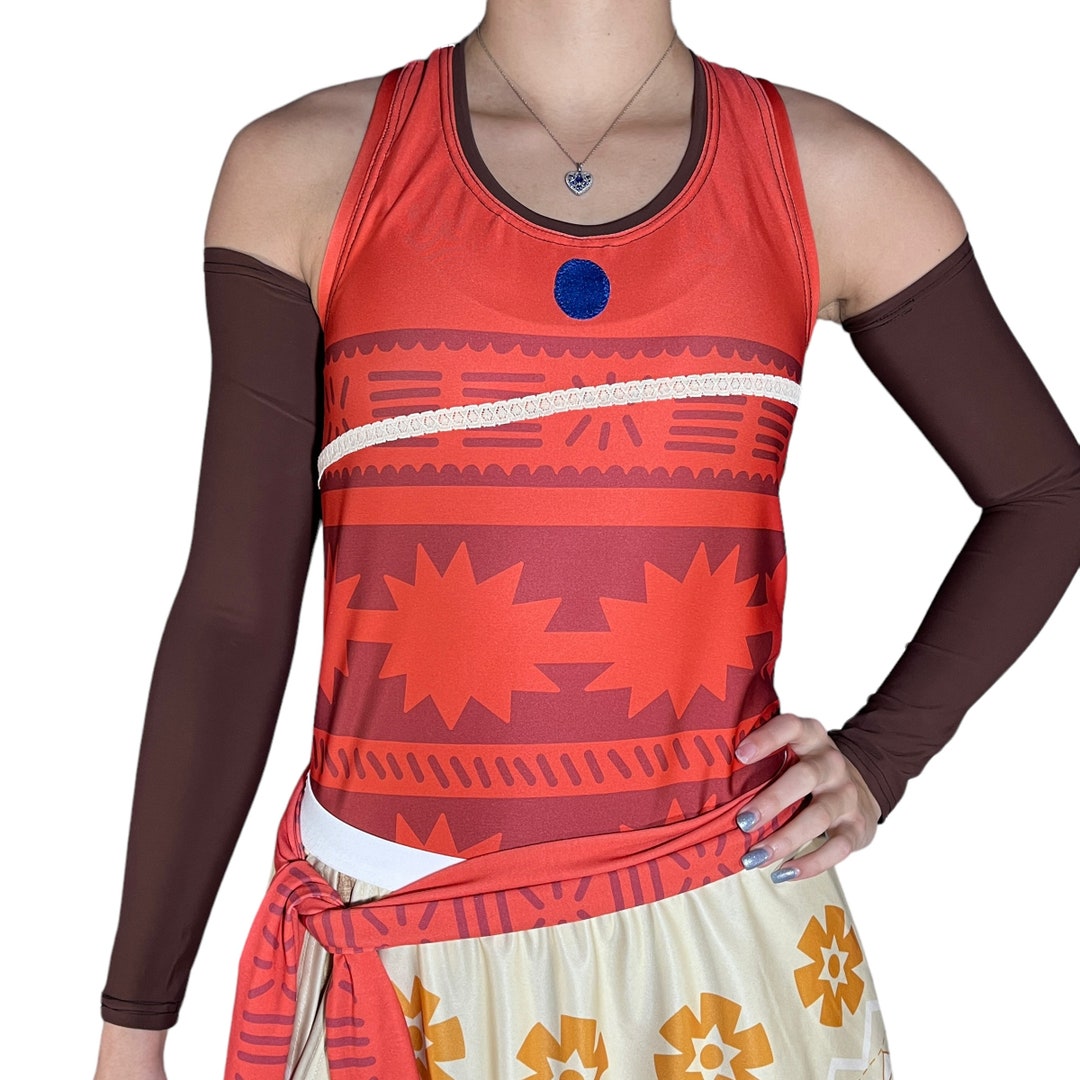Moana Athletic Racerback Running Shirt W/optional Arm Sleeves - Etsy