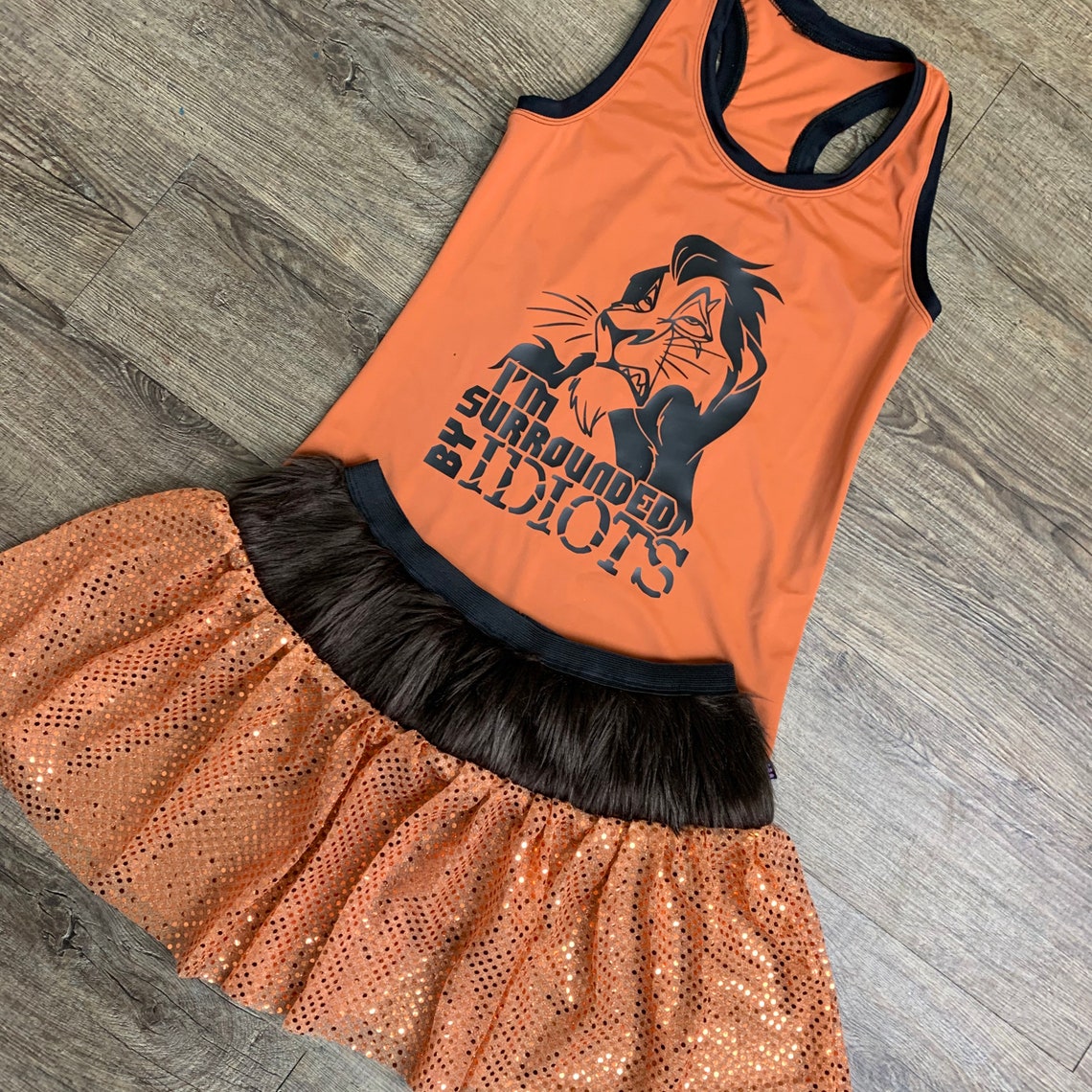 Scar Lion From Lion King Running Villain Costume | Sparkly Athletic ...