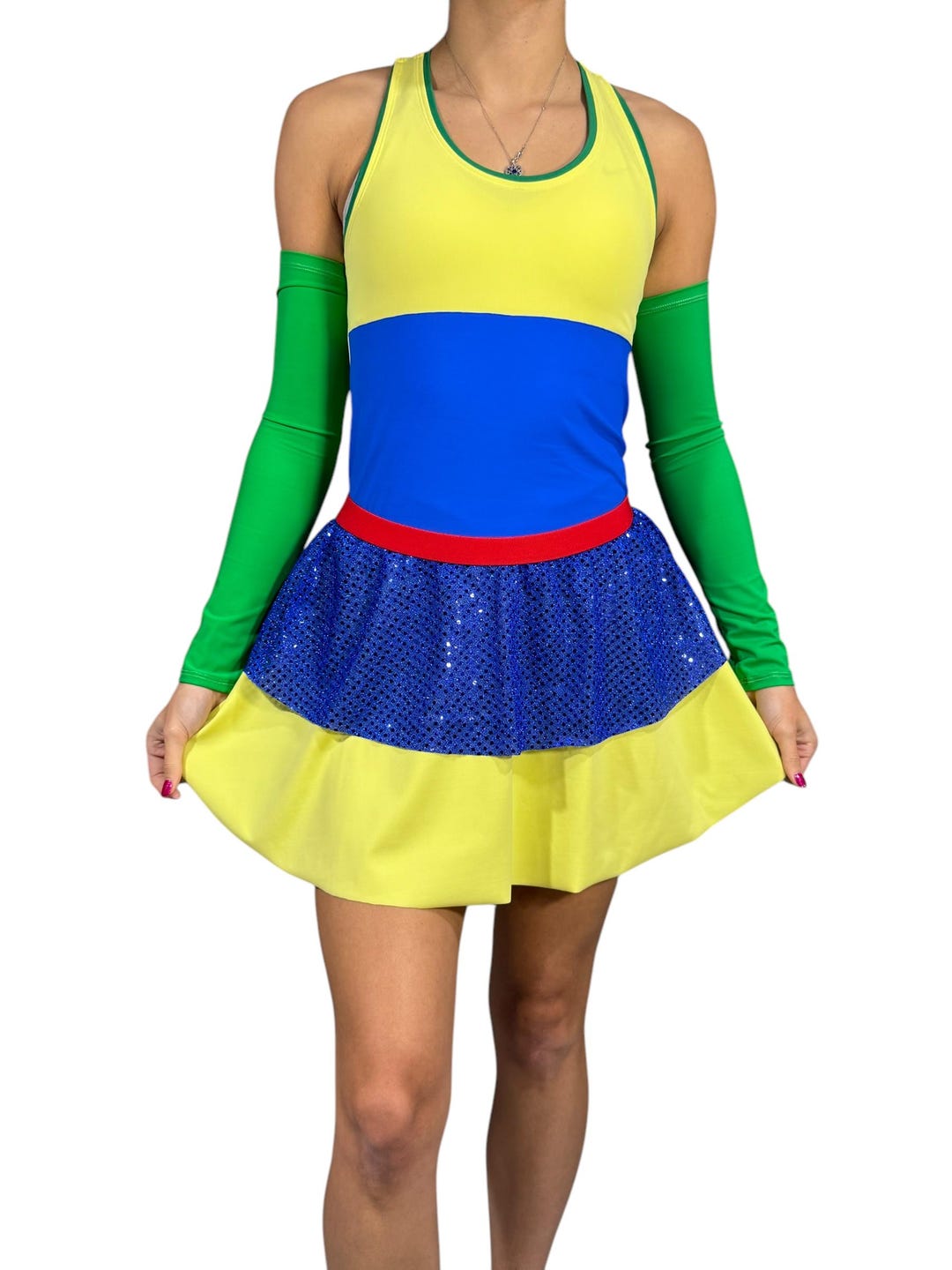 Mulan Princess Running Costume, Racerback and Sparkle Running Skirt W ...