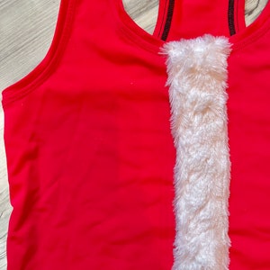 Santa Christmas Racerback for Holiday Run | Athletic Santa Costume ...