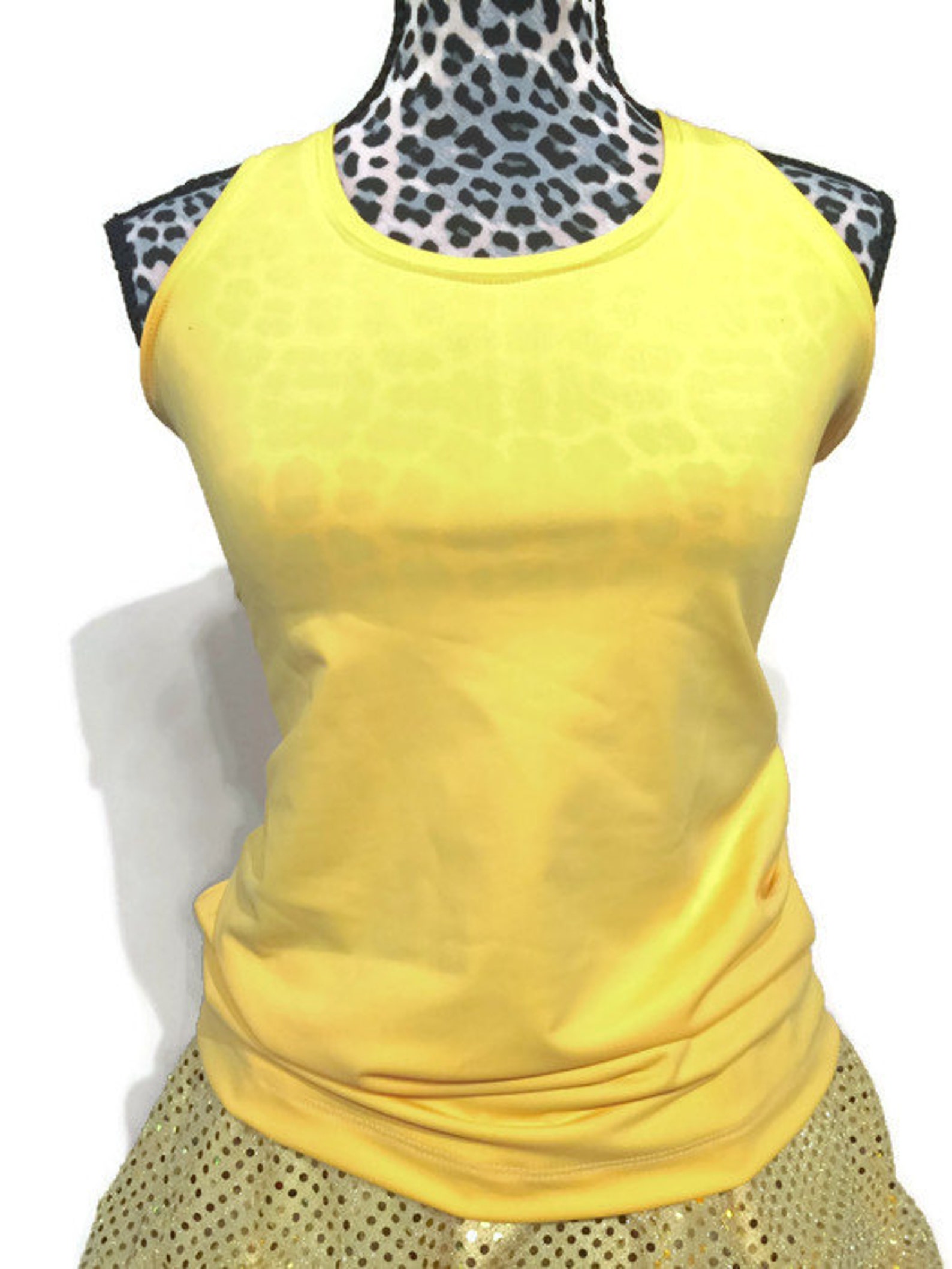 Yellow Racerback Running Shirt - Etsy