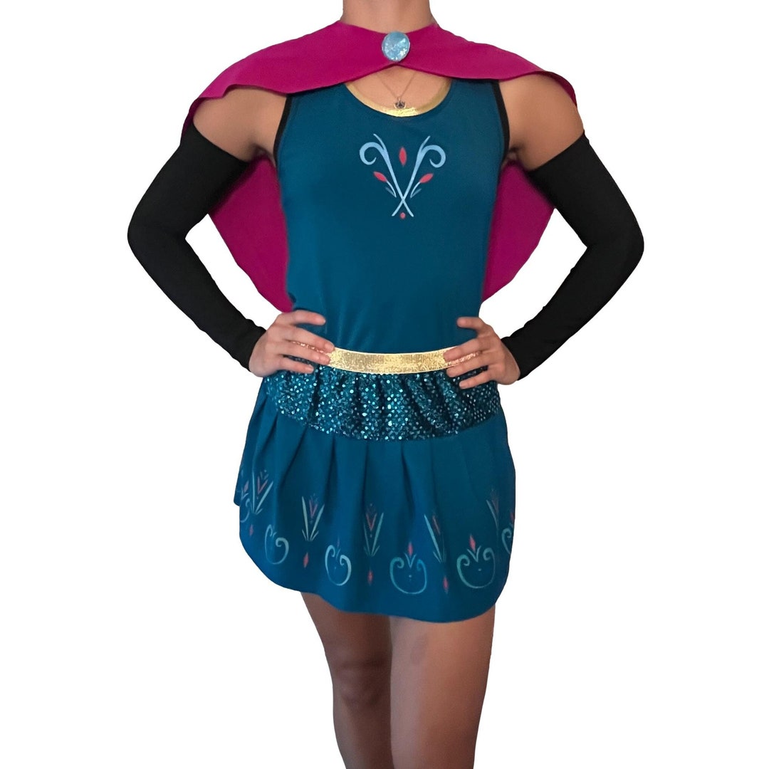 Frozen Elsa Coronation Running Costume, Racerback and Sparkle Running ...