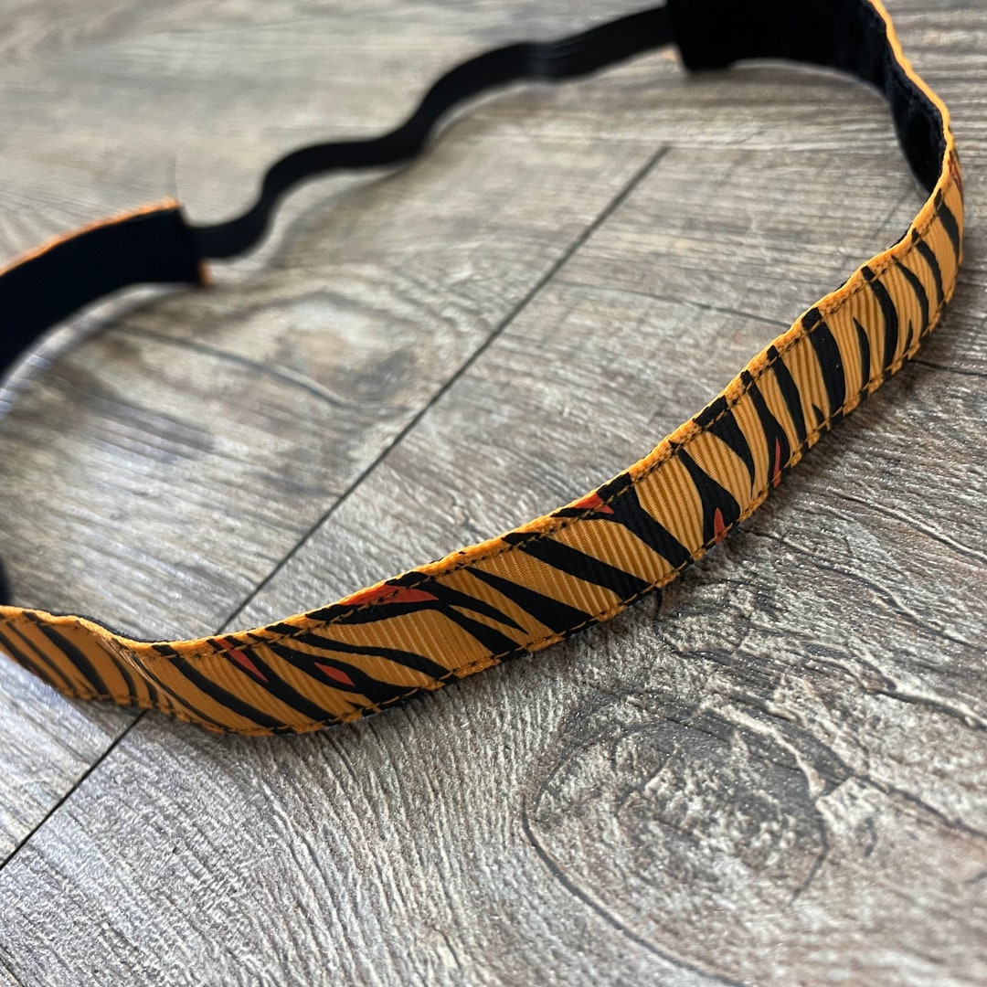 Nonslip Tiger Headband - Athletic Sports Accessory - Running Headband ...