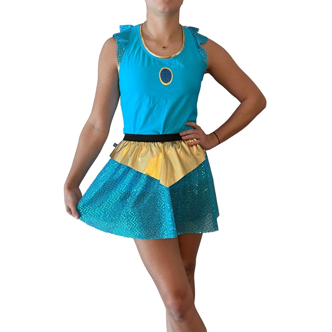 Princess Jasmine Inspired Running Costume | Skirt and Racerback Shirt ...