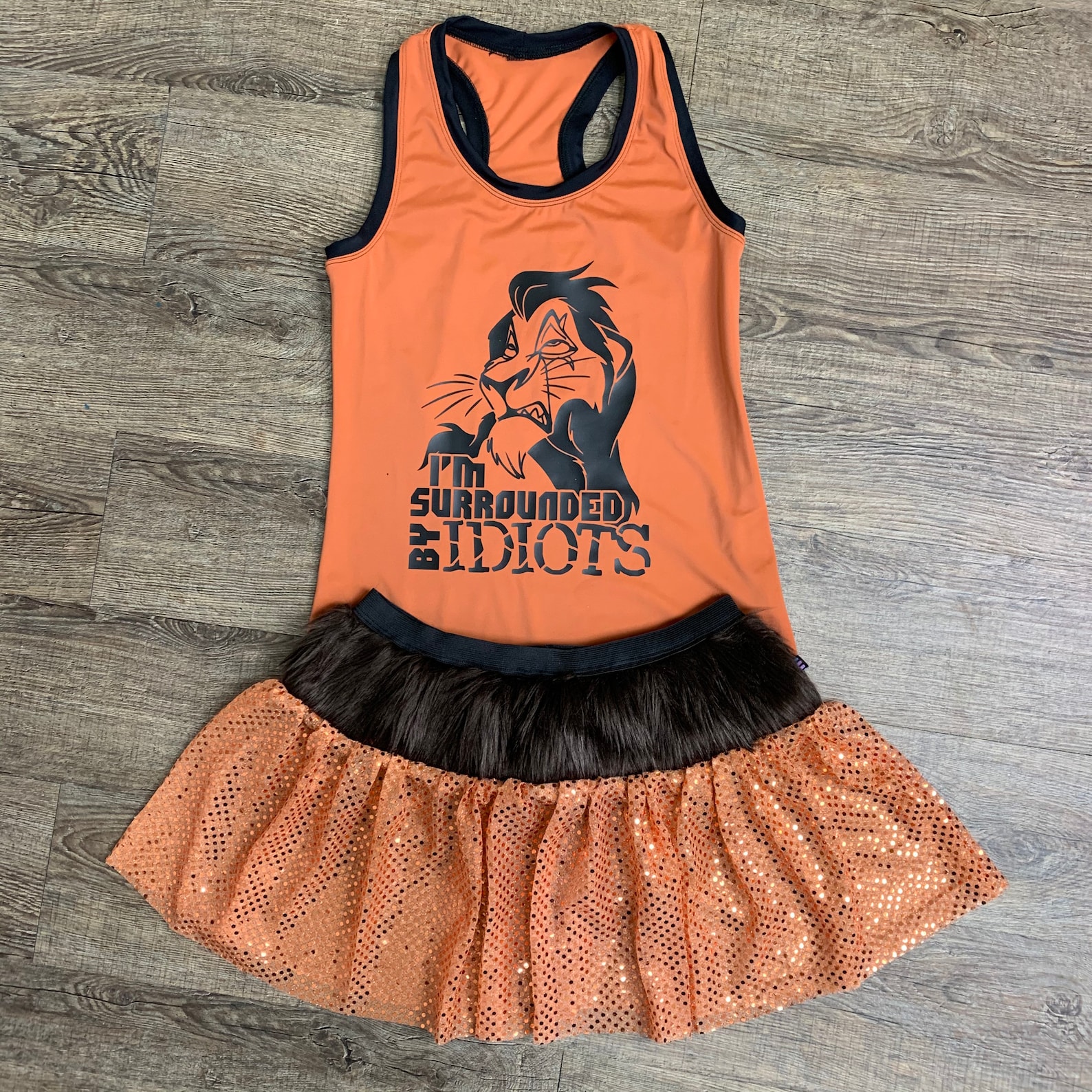 Scar Lion From Lion King Running Villain Costume | Sparkly Athletic ...