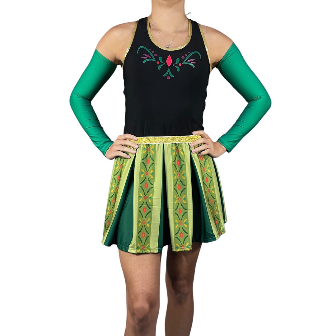 Frozen Anna Coronation Running Costume, Racerback and Sparkle Running ...