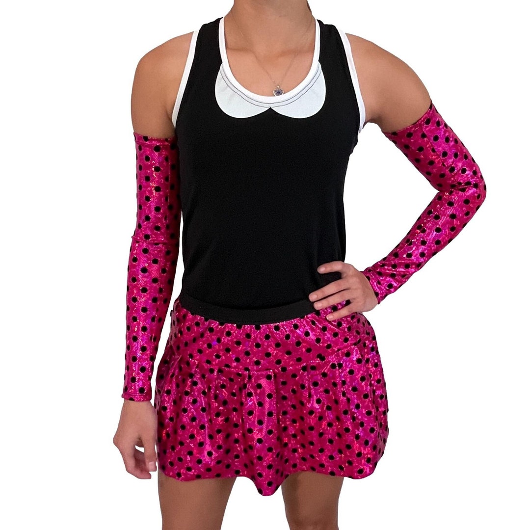 Black Minnie Mouse Running Tank Racerback | Minnie Costume W/optional ...