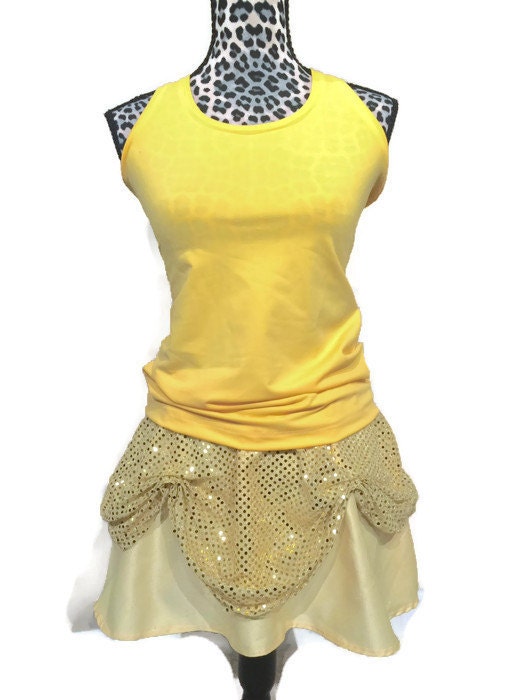 Yellow Racerback running shirt | Etsy