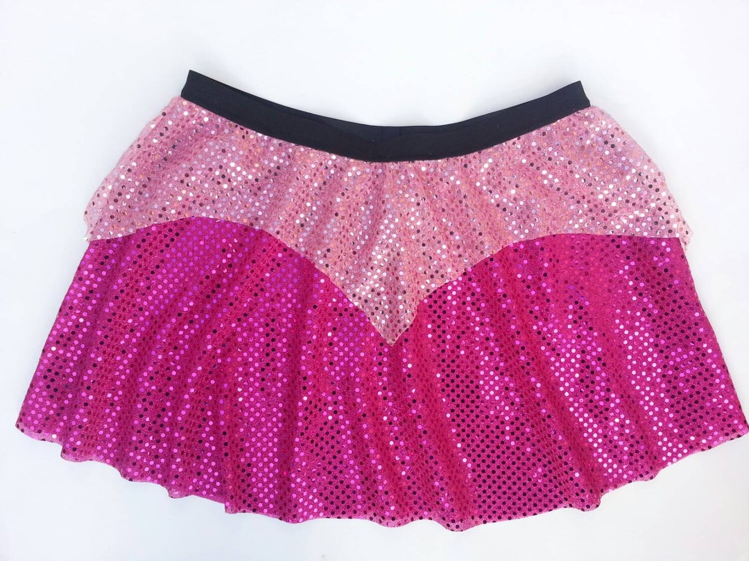 Pink Princess Running Skirt Sparkly Athletic Skirt - Etsy
