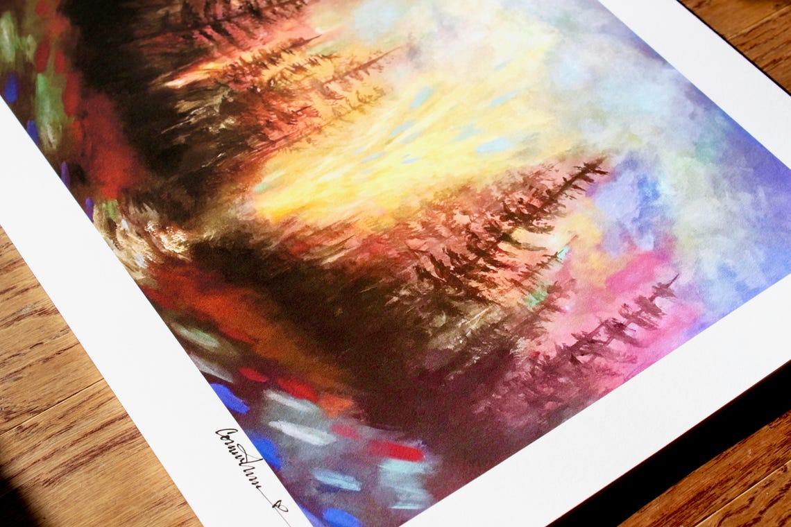 Guided by Light - 11'' X 14'' - Etsy