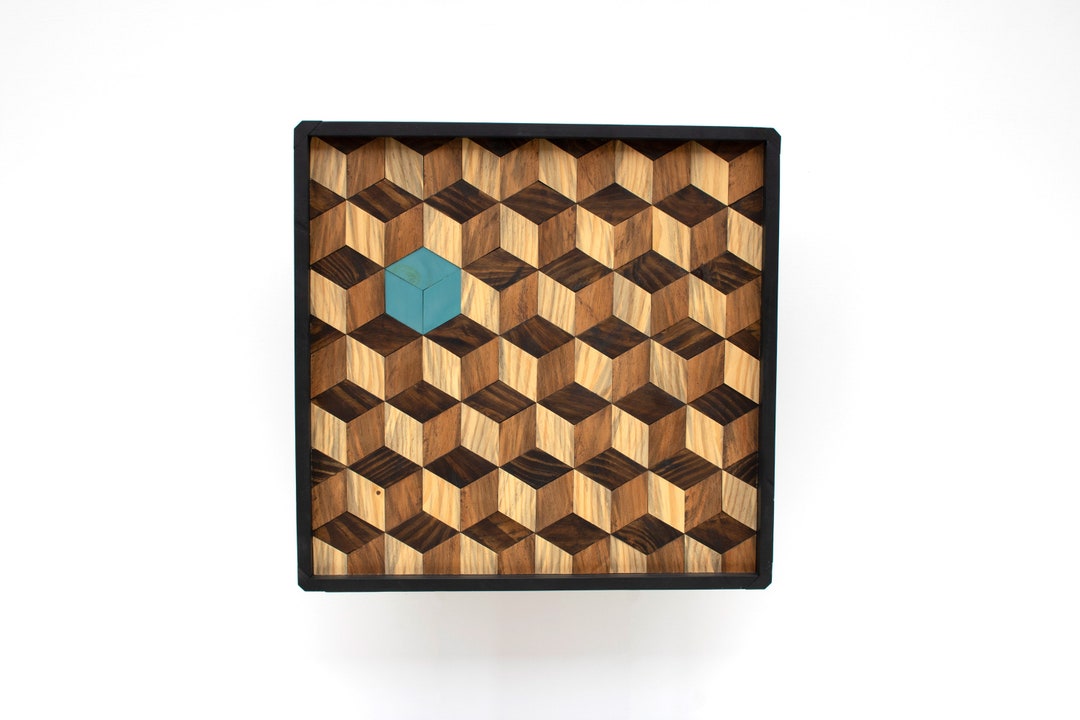 Handcrafted Three-dimensional Wood Wall Art - 3D Wood Wall Art - 3D ...