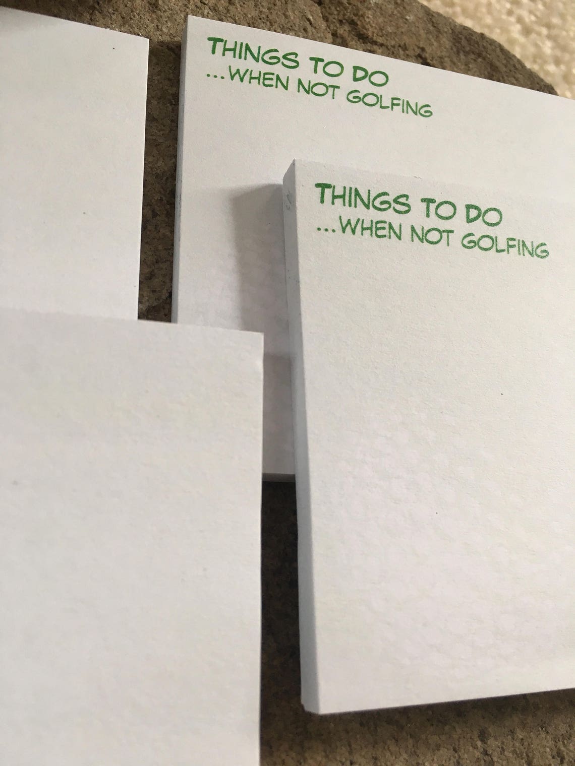 Golfer Gift Golfing Event Favors 4 Golf Notepads things | Etsy