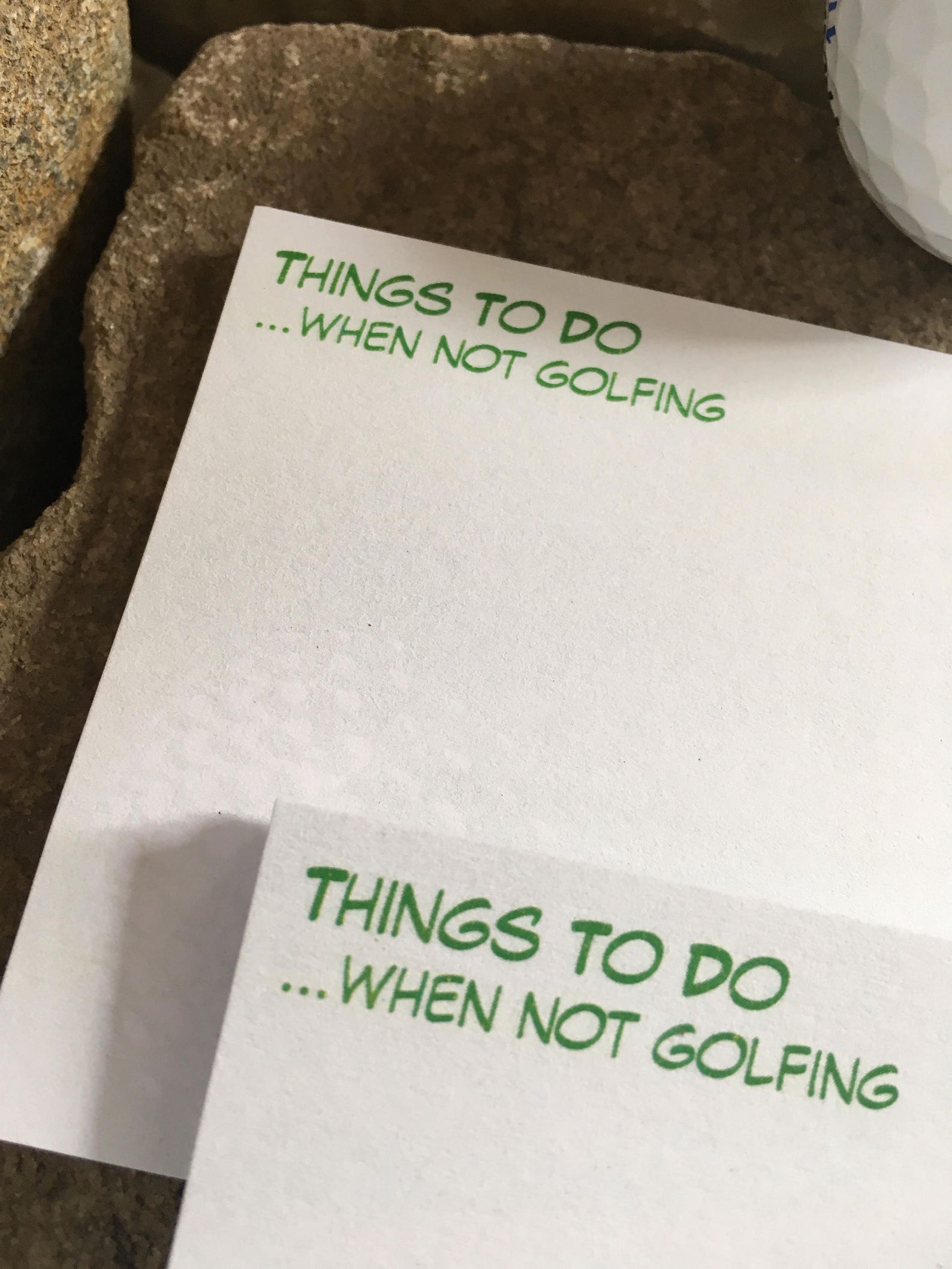 Golfer Gift Golfing Event Favors 4 Golf Notepads things | Etsy