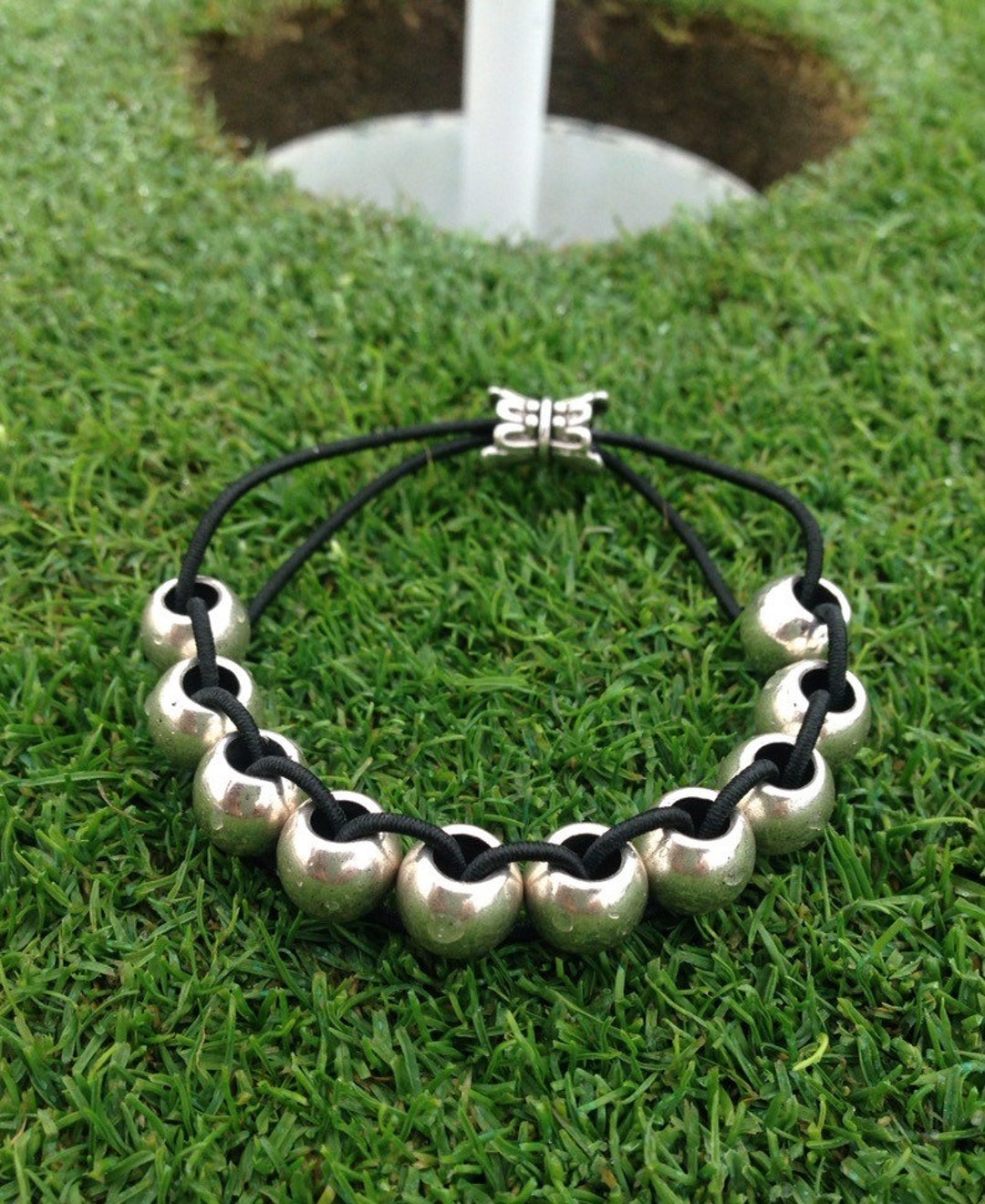 Golf Stroke Counter Bracelet - the 'original' - Stylish Silver Metal ...