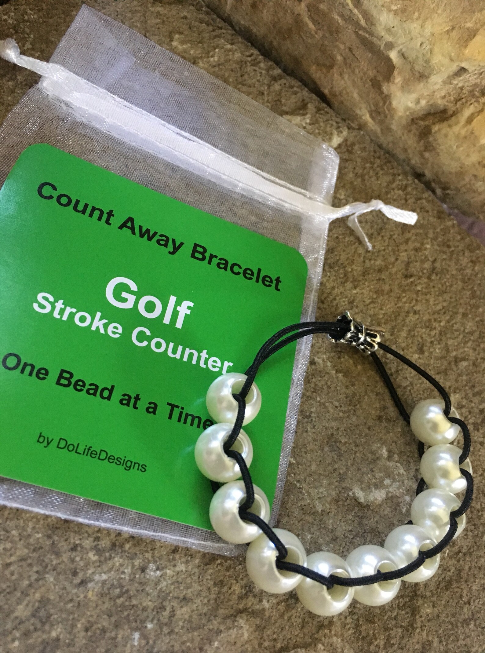 Lightest Feel - Golf Stroke Counter Bracelet - Truly Light Weight and ...