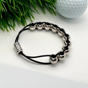 Golf Stroke Counter Bracelet - the 'original' - Stylish Silver Metal ...