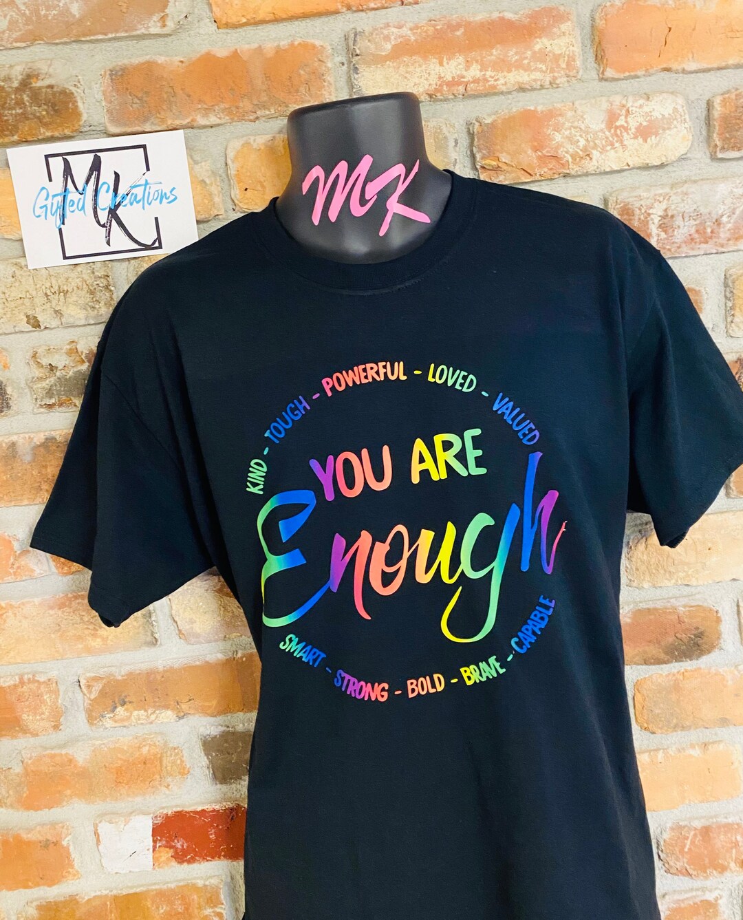 You Are ENOUGH Tee! Trendy Tees, Inspirational Tee, Supportive Tee - Etsy