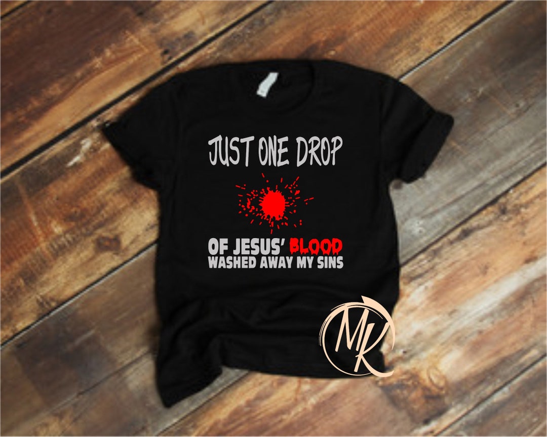 Just One Drop of Blood Tee Graphic Tee Trendy Tees - Etsy
