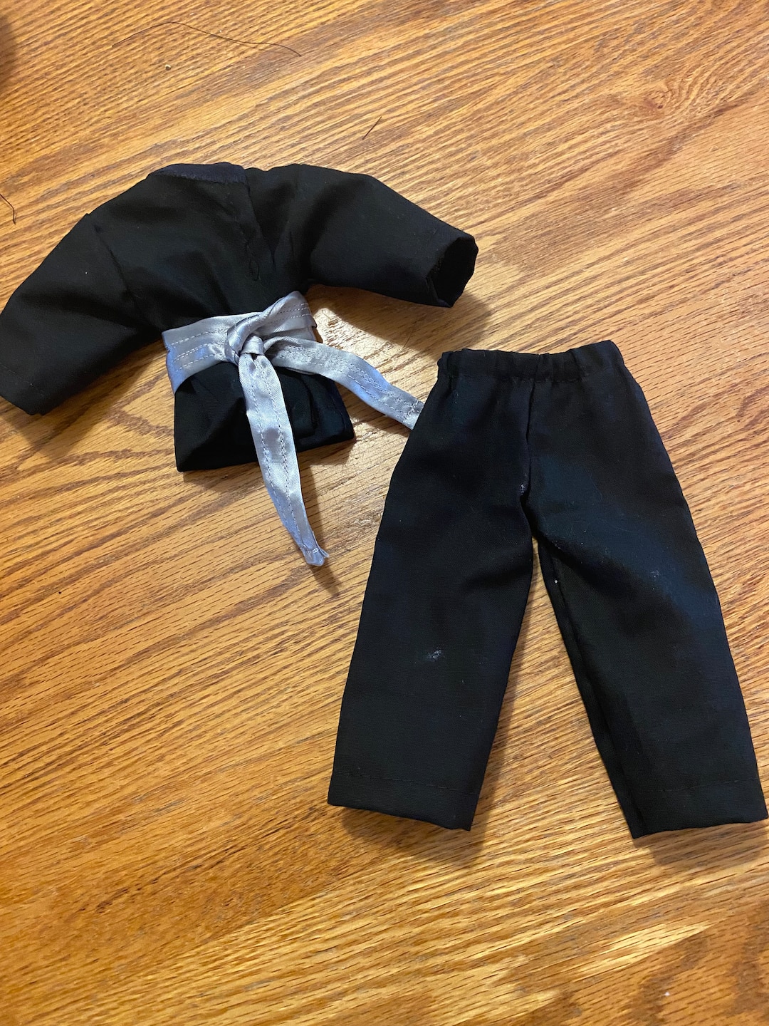 Elf Karate Outfit/w Gray Belt - Etsy