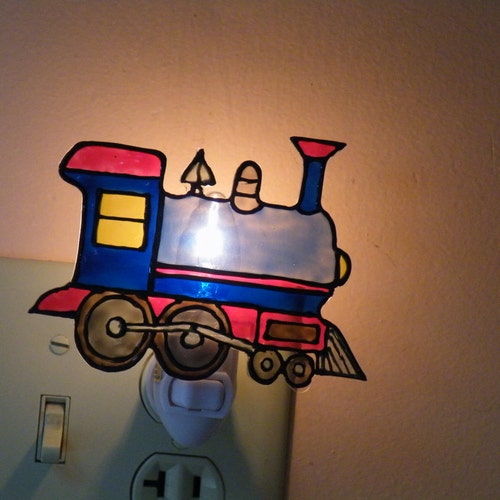 Train Night Light 4 Watt On/off Switch - Etsy