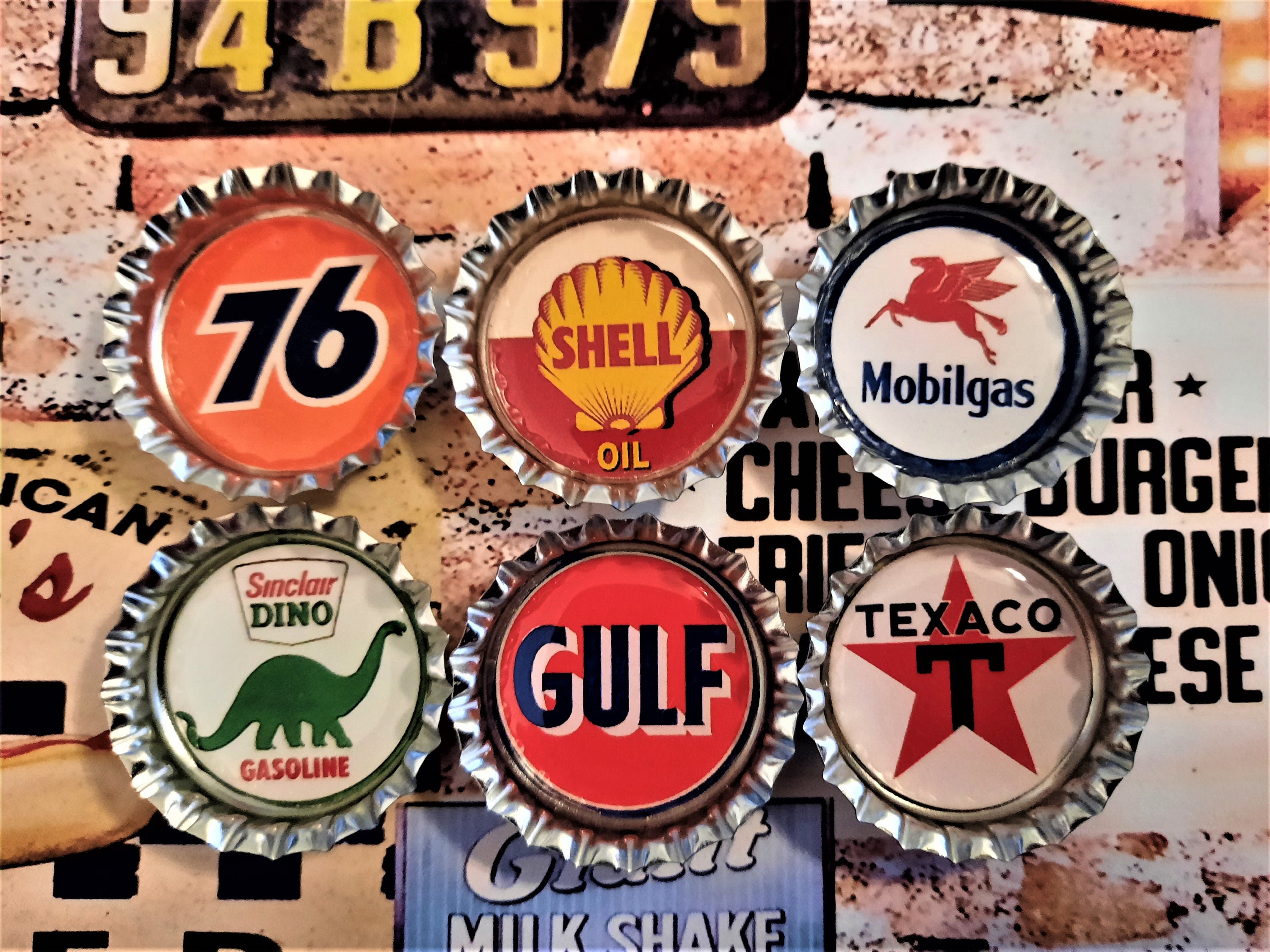 Vintage Gas Station Logos