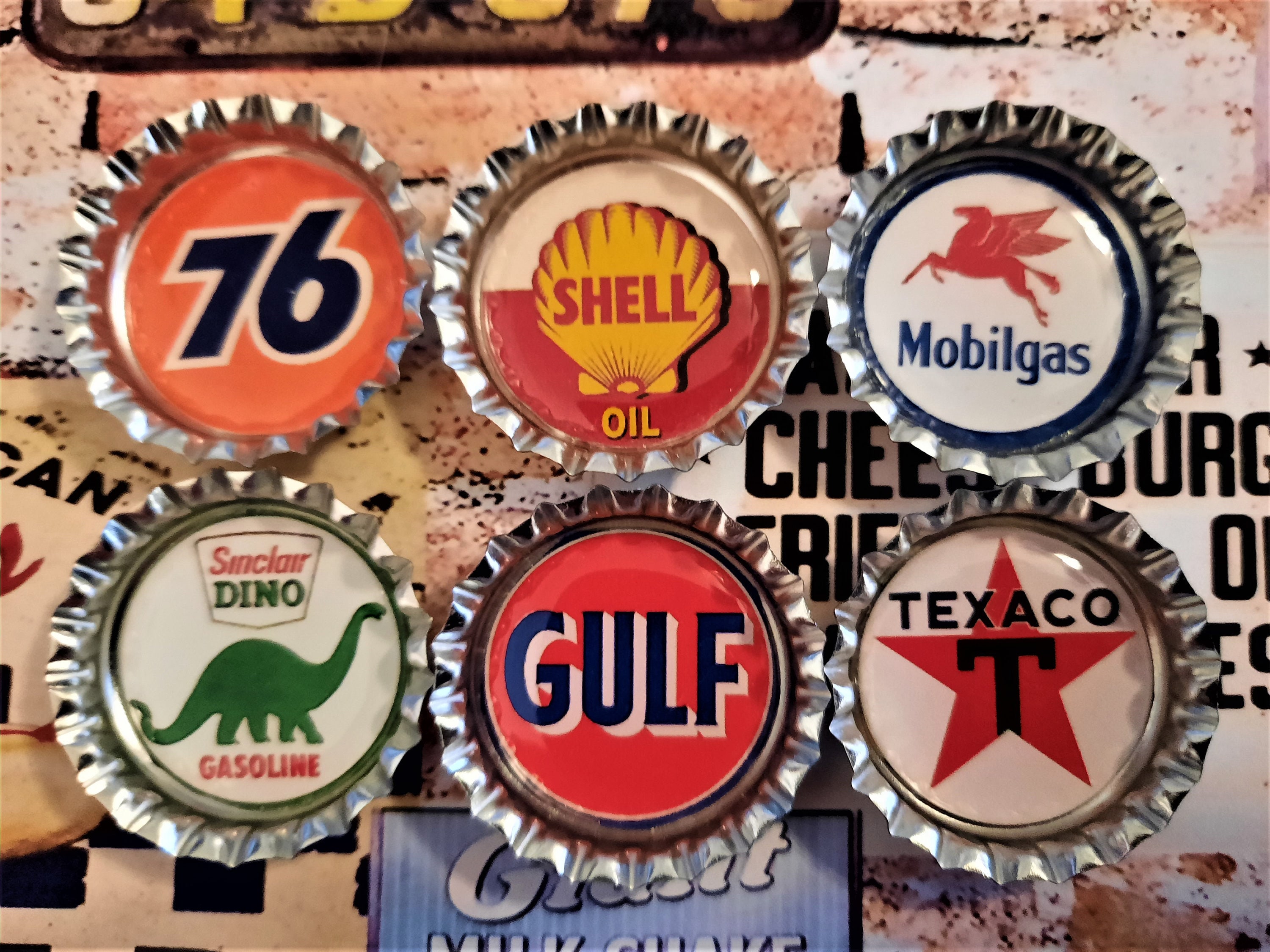 Vintage Gas Station Logos
