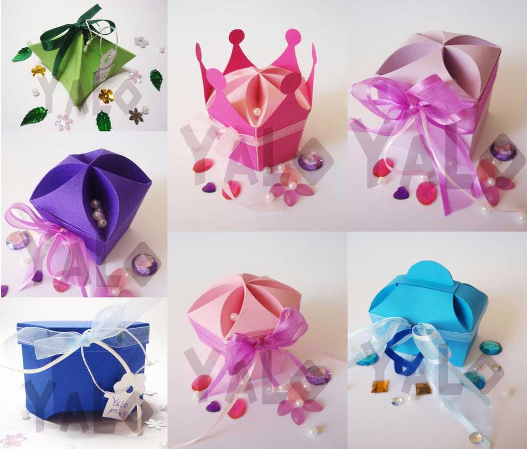 Set of 30 DIY Printable Paper Gift Boxes, JPG Instant Download - Etsy