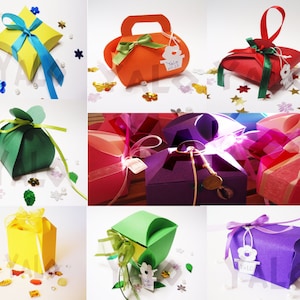 Set of 30 DIY Printable Paper Gift Boxes, JPG Instant Download - Etsy