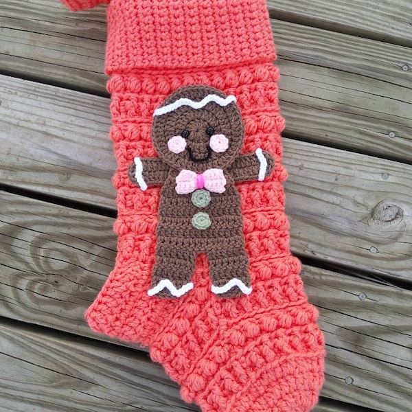 Gingerbread Stocking - Etsy