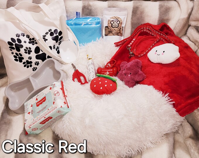 Classic Red Small Breed Puppy/dog Pack - Etsy