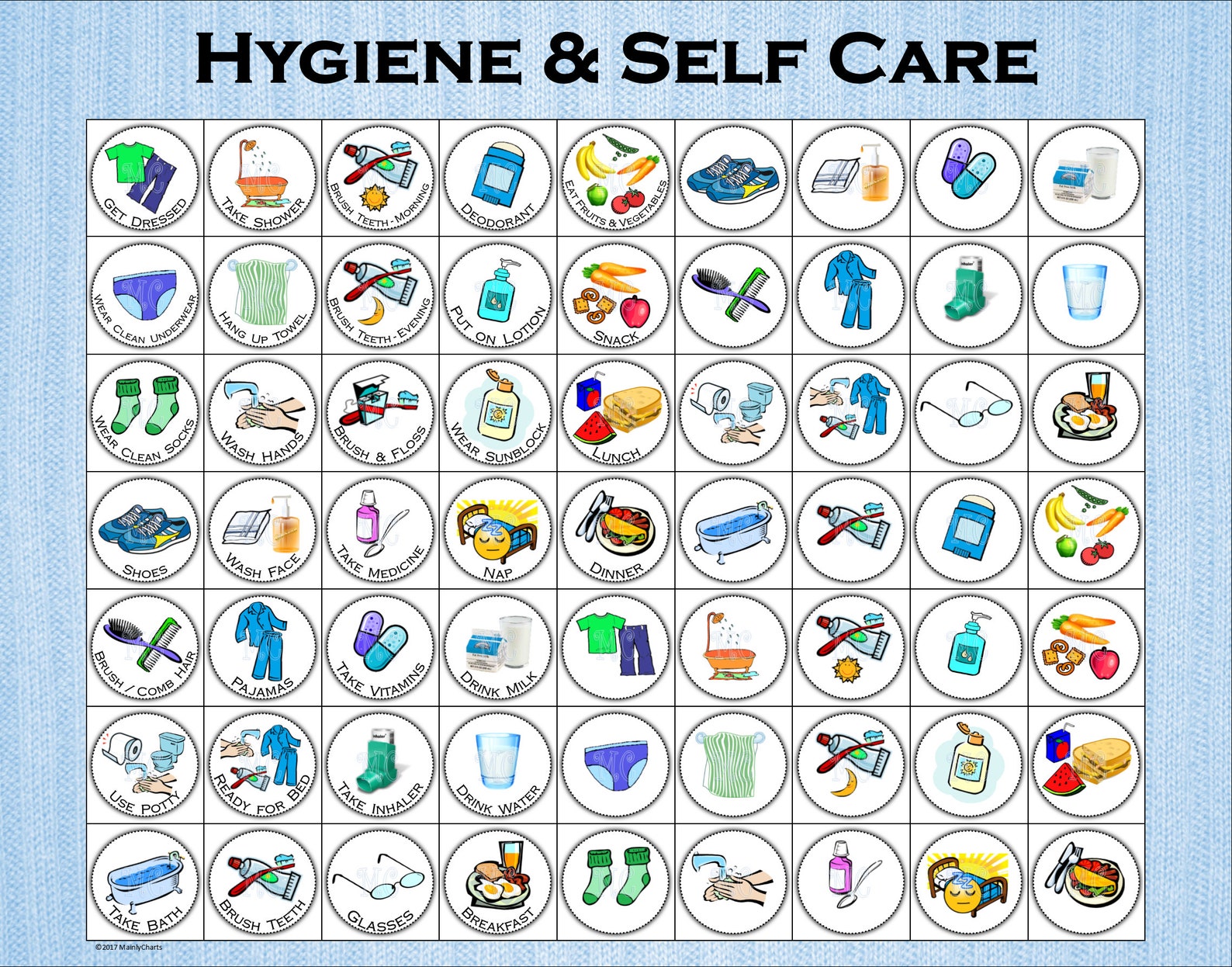 DIY Chore Magnets. All 6 Sets of Chores Behaviors and - Etsy