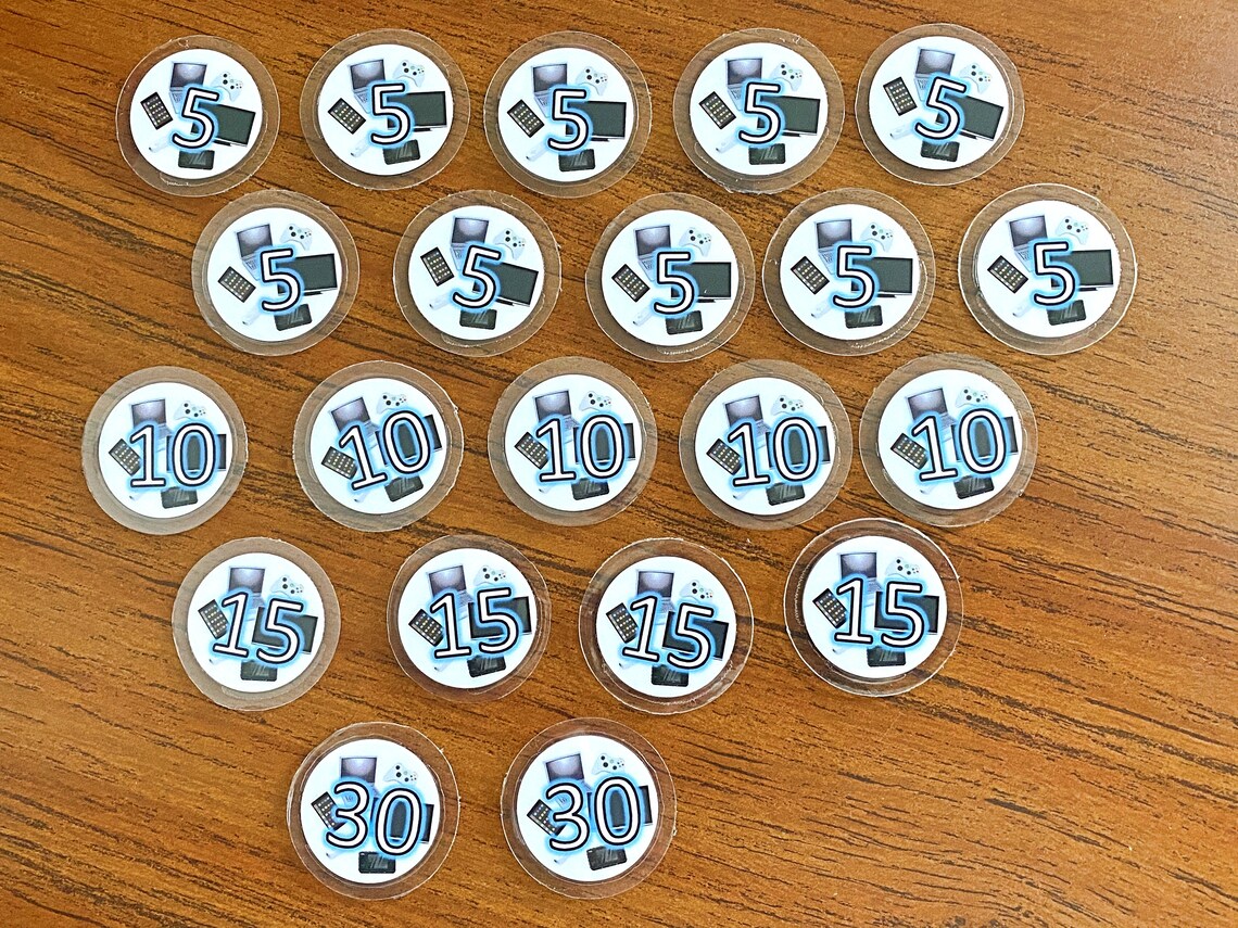 Chore Chart With Screen Time Tracker Shipped Earn Screen Time | Etsy