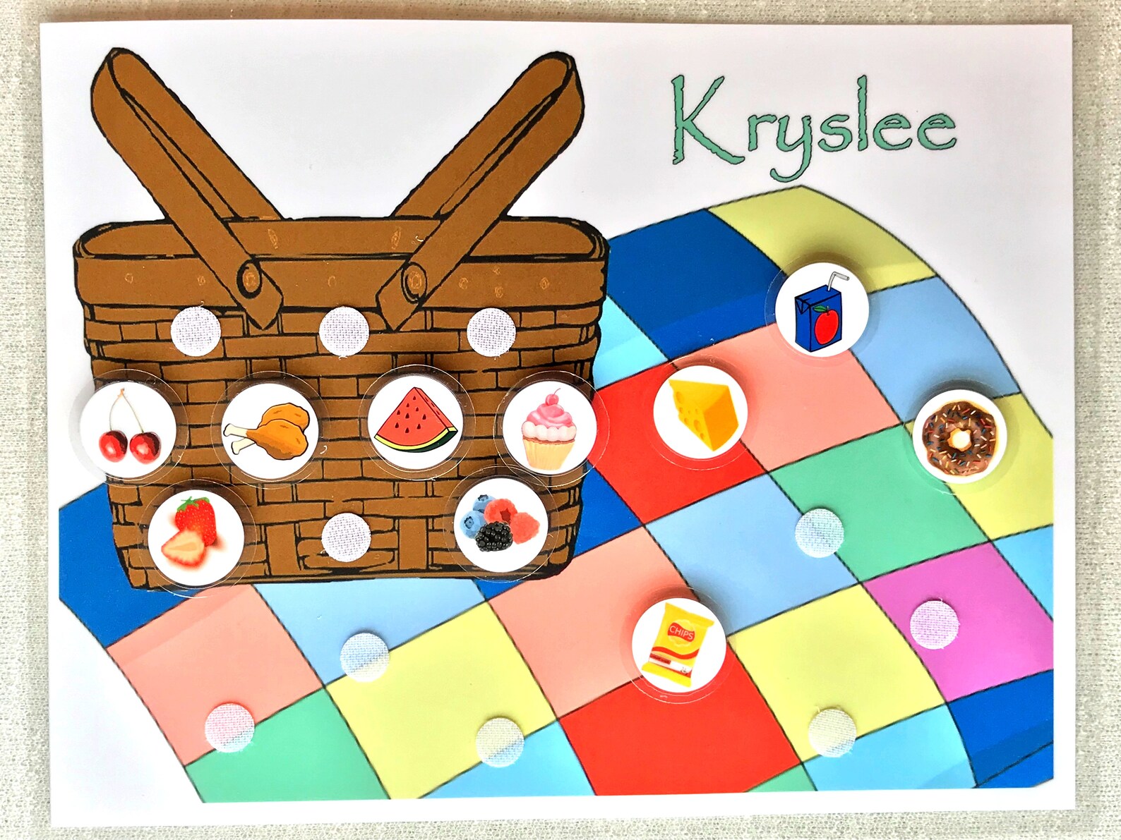 Behavior Reward Chart Picnic Themed. Shipped Assembled. Set - Etsy