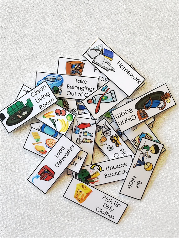 5 pack Extra Chore Tokens for Allowance Chore Chart or To Do | Etsy