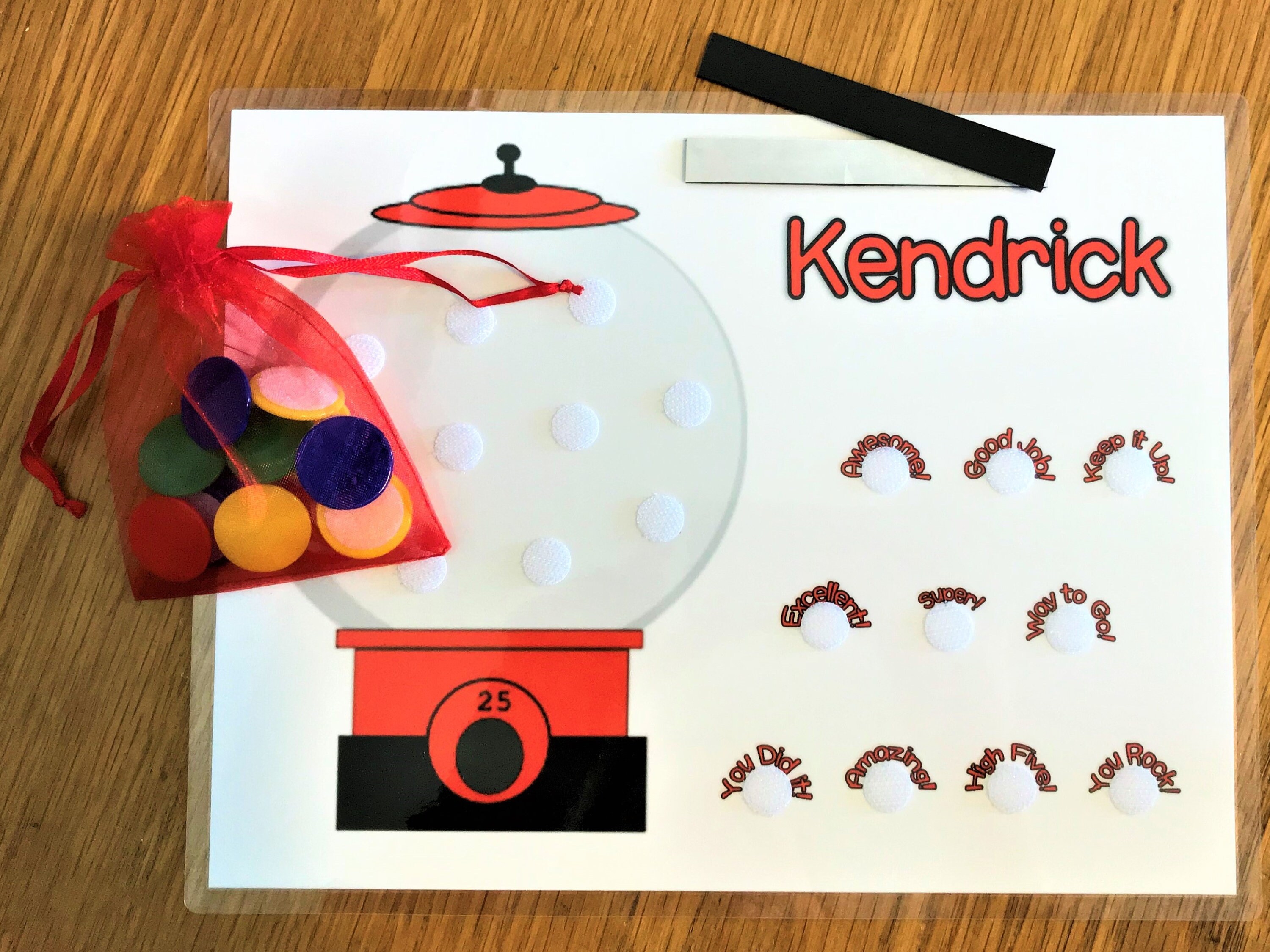 Behavior Tracker Shipped! Add Your Child's Name, Encourage Positive ...