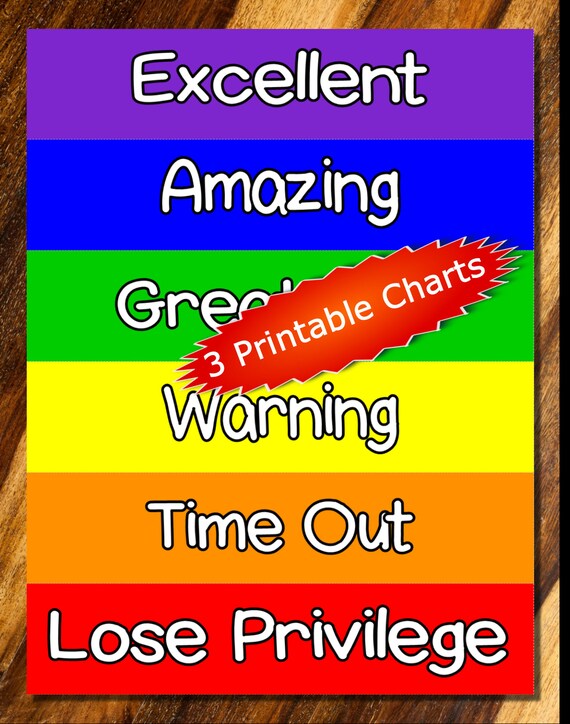 PDF Printable Behavior Tracker Instant Download in Multiple | Etsy