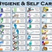 32 Illustrated Chores. Set 1: Hygiene and Self Care, A4 & Letter Size ...