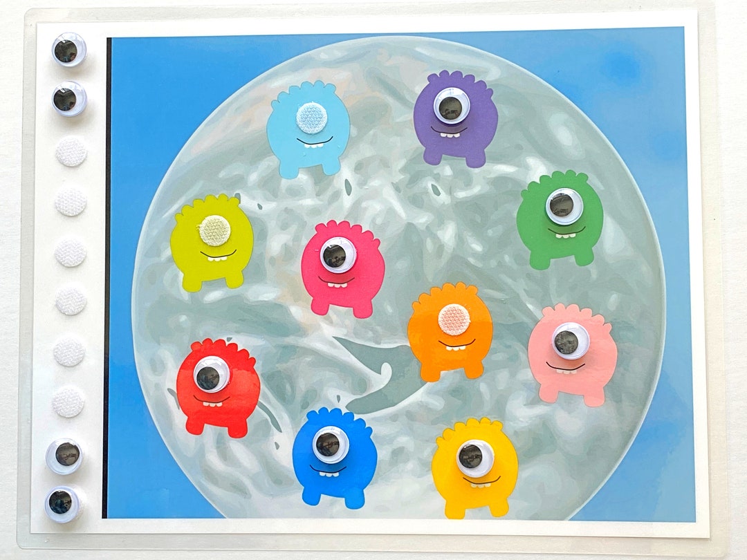 Monster Behavior Chart Shipped. Complete With Movable Googly Wiggly ...