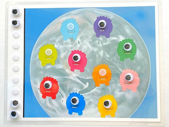 Monster Behavior Chart Shipped. Complete with Movable Googly | Etsy